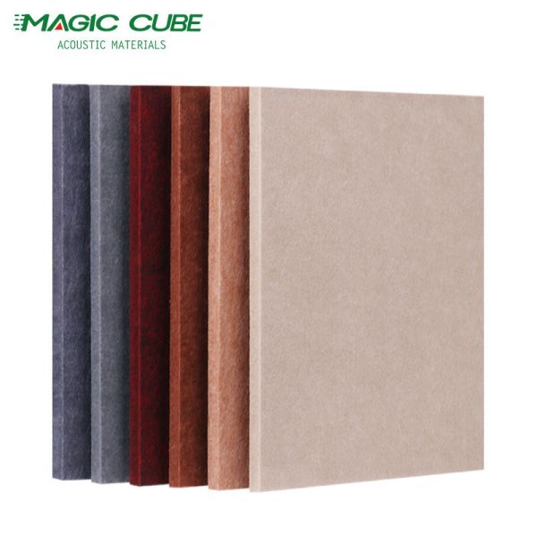 Quality Square Edge Hexagon PET 3D Acoustic Panel Soundproof For Educational Facilities for sale