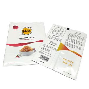 Quality Smell Proof Back Seal Bag Potato Chip Snack Packaging With Tear Notch for sale