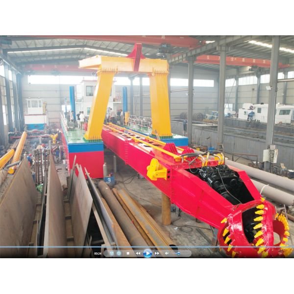 Quality 14m Dredging Depth Cummins Marine Engine Diesel Engine Small Dredger Machine For Sand Dredging for sale