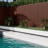 Quality Damask Pattern Exterior PVC Outdoor Panels for Siding for Home/Mall etc Purpose for sale