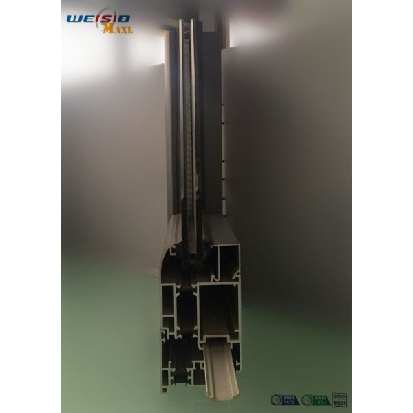 Quality Three Layers Aluminium Window Profiles Frame With Powder Coating AA6063 T5 for sale