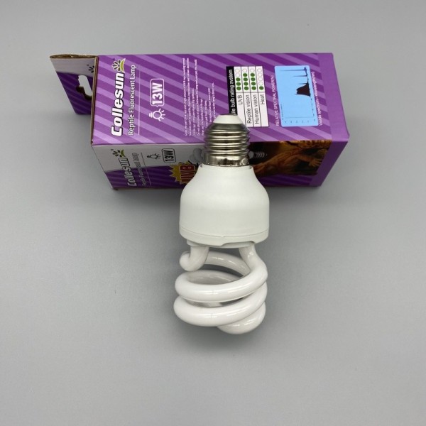 Quality Desert UVA CFL UVB Light Bulb 10.0 13W Compact Fluorescent Lamp for sale