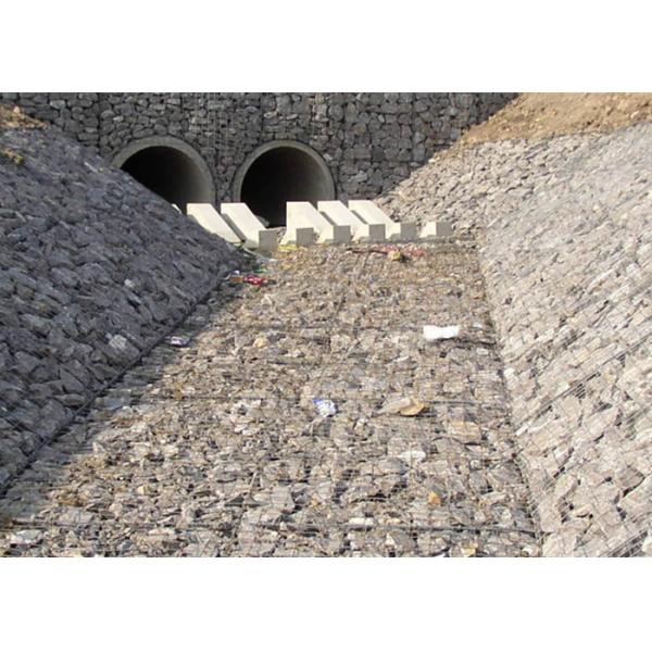 Quality Galvanized Gabion Baskets 2.0-4.0mm Wire 1x1x1m for Erosion Control for sale