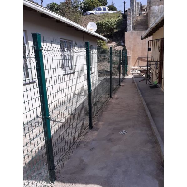 Quality OEM Black 10ft High Welded Wire Mesh Fencing Clear View for sale