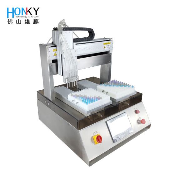 Quality 250 BPM 1.5ml Skin Care Liquid Desktop Filling Machine With Ceramic Pump for sale