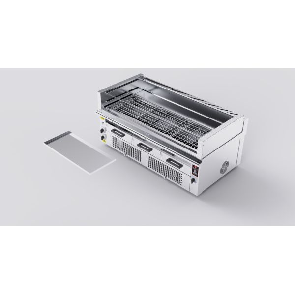 Quality Commercial Electric BBQ Grill 800°C High Heat 3-Zone Cooking for sale