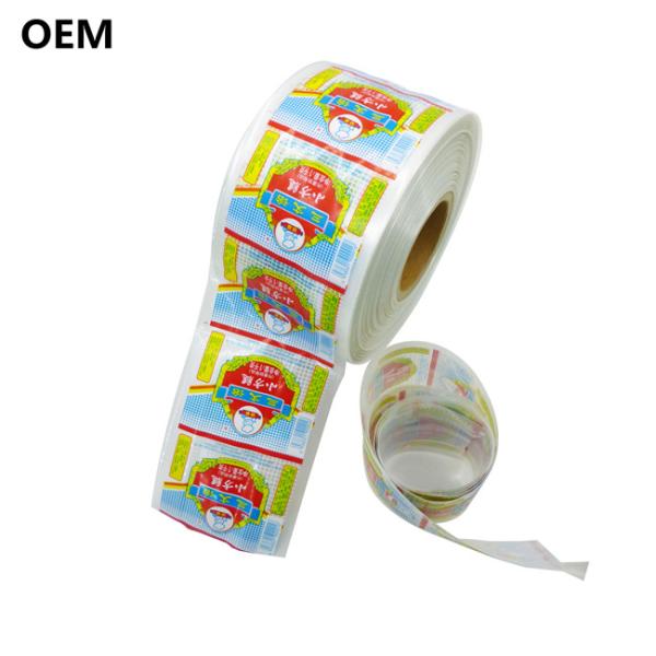 Quality White Colour Flexography Printed Plastic Sausage Casings For Sausages for sale