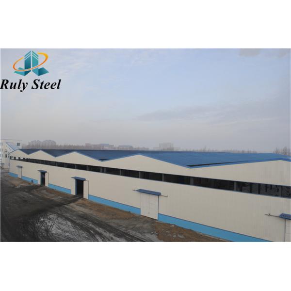 Quality Prefab Steel Structure Warehouse Building Q355B Customized Size for sale
