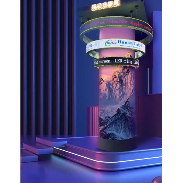 Quality Custom Waterproof LED Panel Display Curved Soft Flexible Video Wall for sale
