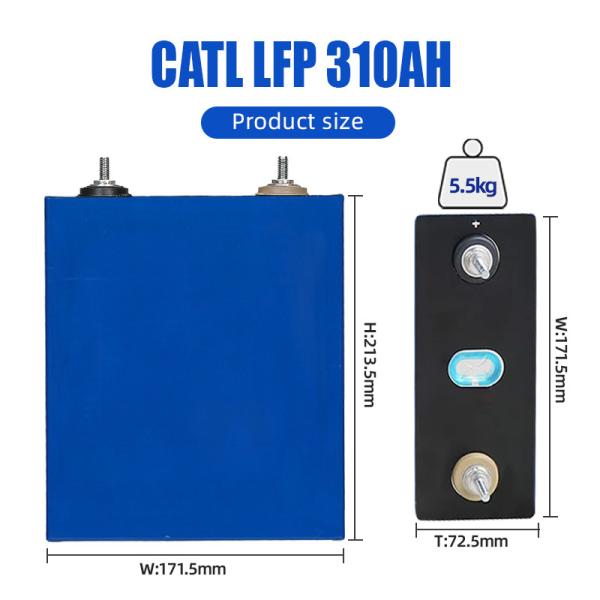 Quality Stud Design Deep Recycle 3.2V 310Ah Lithium Ion Battery Cell For Scooter for sale