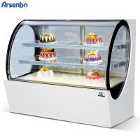 Quality Arsenbo 583W Cake Display Refrigerator Countertop Painted Steel Glass for sale