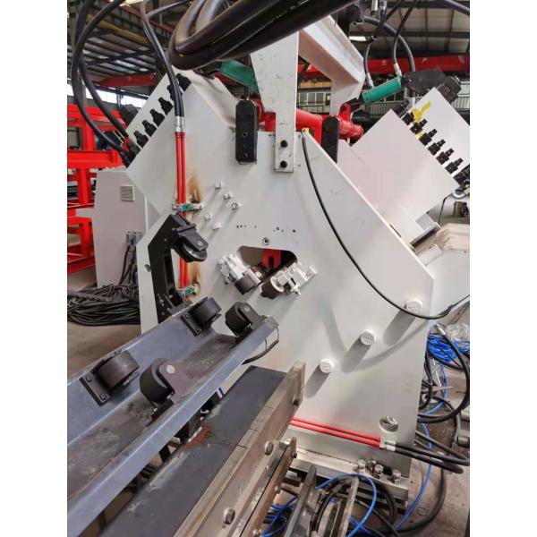 Quality Steel Flange CNC Angle Line Machine With Punching Marking Function for sale
