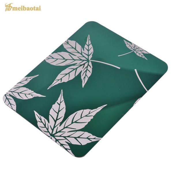 Quality Super Mirror Etched Stainless Steel Sheet Sustainable EN Standard for sale