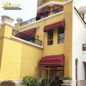 Quality Anti UV Aluminum French Style Awnings Waterproof Folding Dutch Canopies for sale