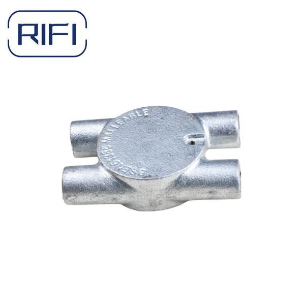 Quality Outdoor Electrical Round Cable Junction Box Enclosure Malleable Iron Mold for sale