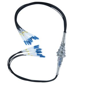 Quality Large Capacity Fiber Optic Rotary Joint 300rpm 4 Channel for sale