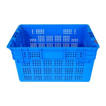 Quality Mesh Style Dislocation Storage Plastic Moving Crate for Fruit in Customized for sale