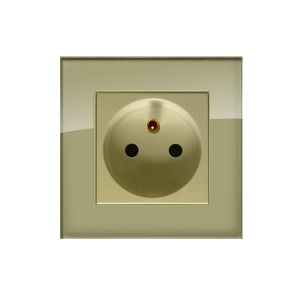 Quality V3 Stainless Steel French Power Sockets 86mmx86mm European Standard Socket for sale