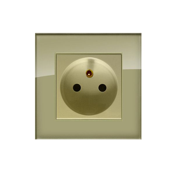 Quality V3 Stainless Steel French Power Sockets 86mmx86mm European Standard Socket for sale