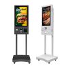 china 32 Inch Full Black Cashless Self Service Kiosk With Credit Card Payment