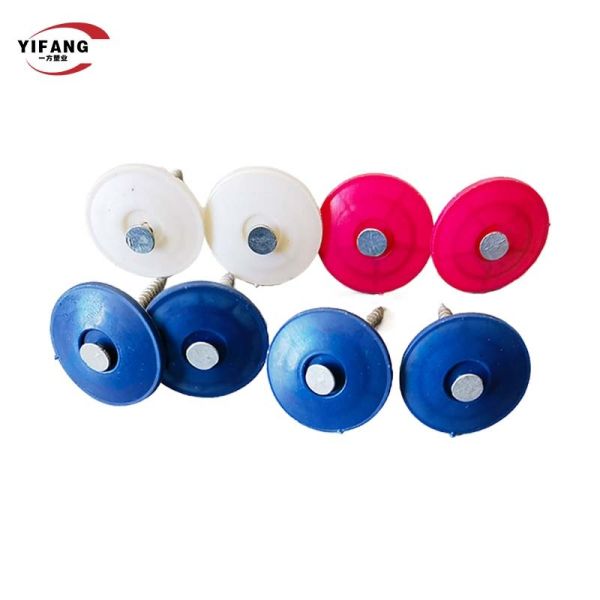 Quality Strong Outer Rim Plastic Cap Nails Installed With Hand Or Pole Hammer for sale