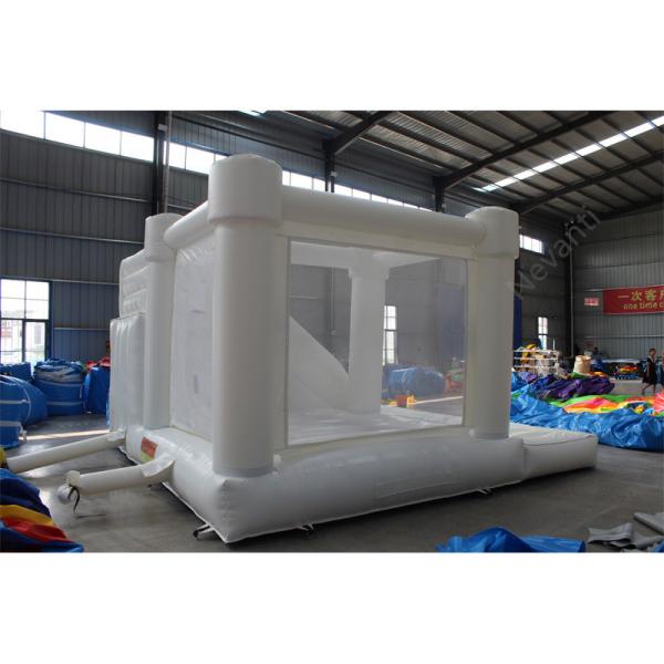 Quality Customized White Bounce House with Slide and Ball Pit The Ultimate Castle for sale