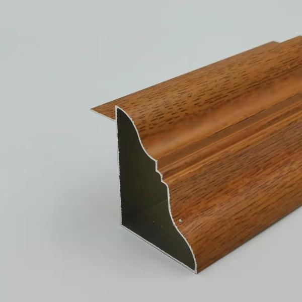 Quality Wood Finish Kitchen Cabinet Aluminium Extrusion Anodising For Israel for sale