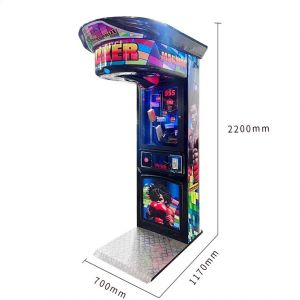 Quality Street Basketball Power Boxing Punch Machine 230KG Customized for sale