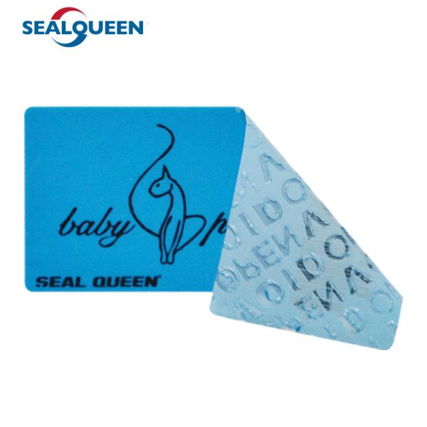 Quality Non Transfer Custom Logo Security Warranty Void Sticker Tamper Evident Packing Seal for sale
