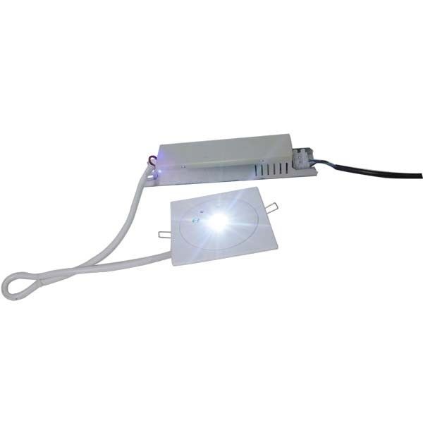 Quality 110V 220V IP42 Ceiling Recessed Non Maintained LED Emergency Downlight 3 Years for sale
