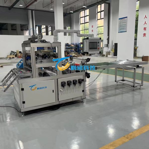 Quality Filter Gluing Machine 55KW Slitter Rewinder Machine Industrial Creasing And  Pleating for sale