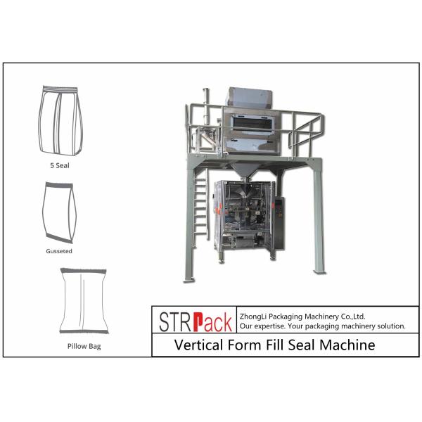 Quality Detergent Powder Granule Packing Machine 15 - 70 Bags / Min Packing Speed With Linear Scale Weigher for sale
