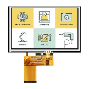 Quality 5 Inch Resistive Touchscreen TFT LCD With 800x480 Resolution for sale