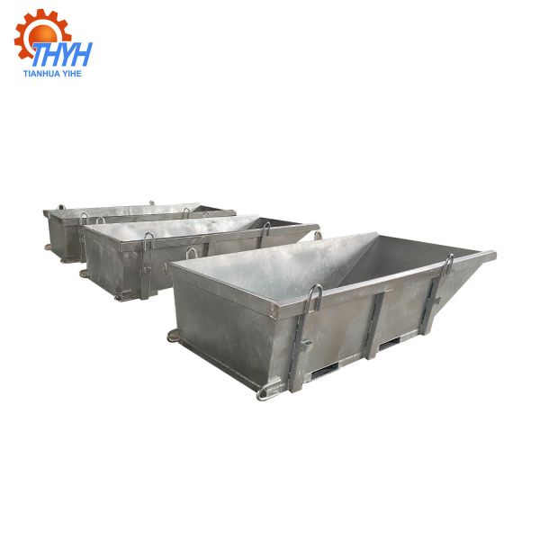 Quality 2M3-12M3 Metal Skip Bin Trash Skip Container Construction Garbage Bin for sale