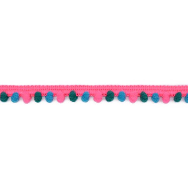 Quality Water Soluble Garments 1.2cm Ball Pom Pom Trim for sale