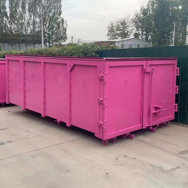 Quality CE Certified Hook Lift Bin 8 - 30m3 Capacity Roll Off Dumpster Waste Management for sale