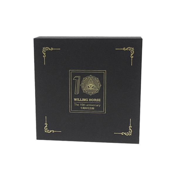Quality Luxprinters Customizable Gift Box With Gold Hot Stamping Finishing for sale