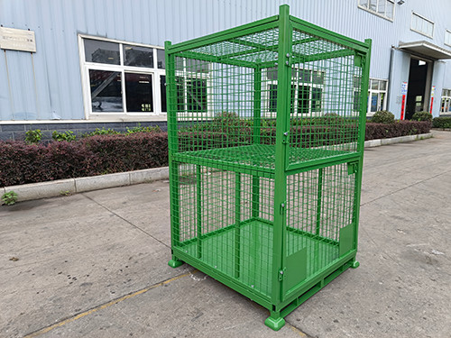 Quality Wire Mesh Steel Pallet Cages Heavy Duty Metal Material Cages for sale