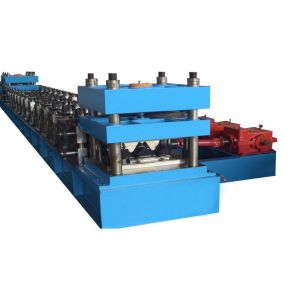 Quality Two Waves 2mm-4mm Sheet Thickness Highway Guard Rail Roll Forming Machine With for sale