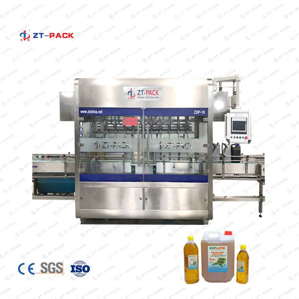Quality High Speed Linear Edible Oil Food Oil Plastic Bottle Olive Oil Glass Bottle Filling Machine By Flow Meter for sale