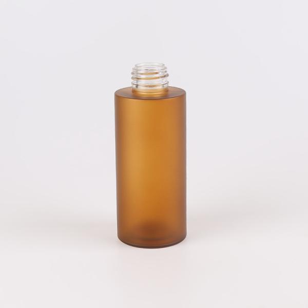 Quality 120ml 250ml Bamboo PP Amber Frosted Lotion Bottle for sale