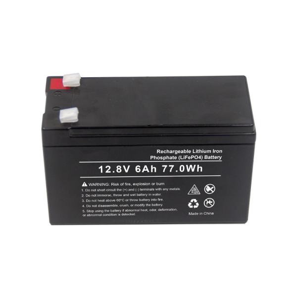 Quality FCC Deep Cycle Lifepo4 Battery 12v 6ah Portable Lithium Battery for sale