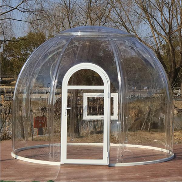 Quality Weather Resistant Bubble Tent House Versatility Transparent Dome House for sale