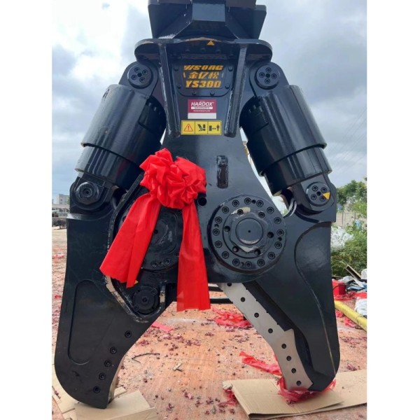 Quality Excavator Attachments 180mm Blade Demo Shear With Rotary Rotating for sale