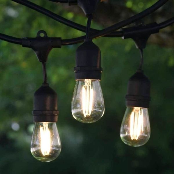 Quality 120lm Customized Color Led Hanging Lights Waterproof Outdoor Light String With for sale