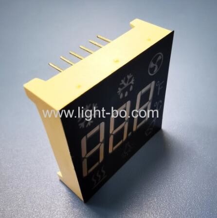 Quality Ultra Red Customized Triple Digit 7 Segment LED Display Common Anode For for sale