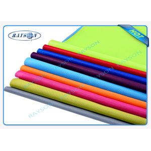 Quality Green Panton Matched PP Spunbond Non Woven Fabric , PPSB Non Woven Textile for sale