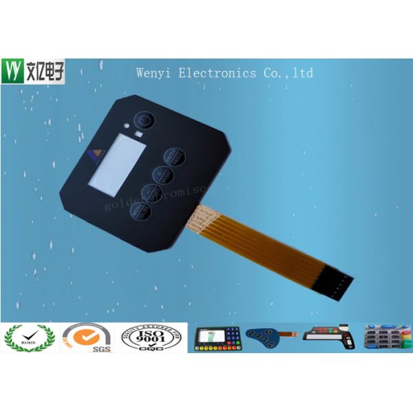 Quality Embossing FPC Membrane Switch 0.18 Mm PET / PC Overlay Female for sale