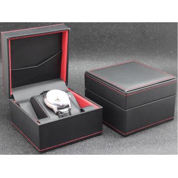 Quality Eco - Friendly Plastic Watch Box PU Leather Outside Waterproof Environmentally for sale