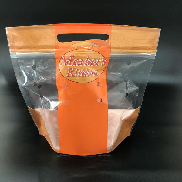 Quality 200gm / 500gm Storage Plastic Vegetable Packaging Bag Moisture Proof for sale